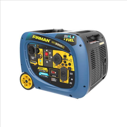 Firman Dual Fuel Inverter 3200/2900W Electric Start Gasoline or Propan ...