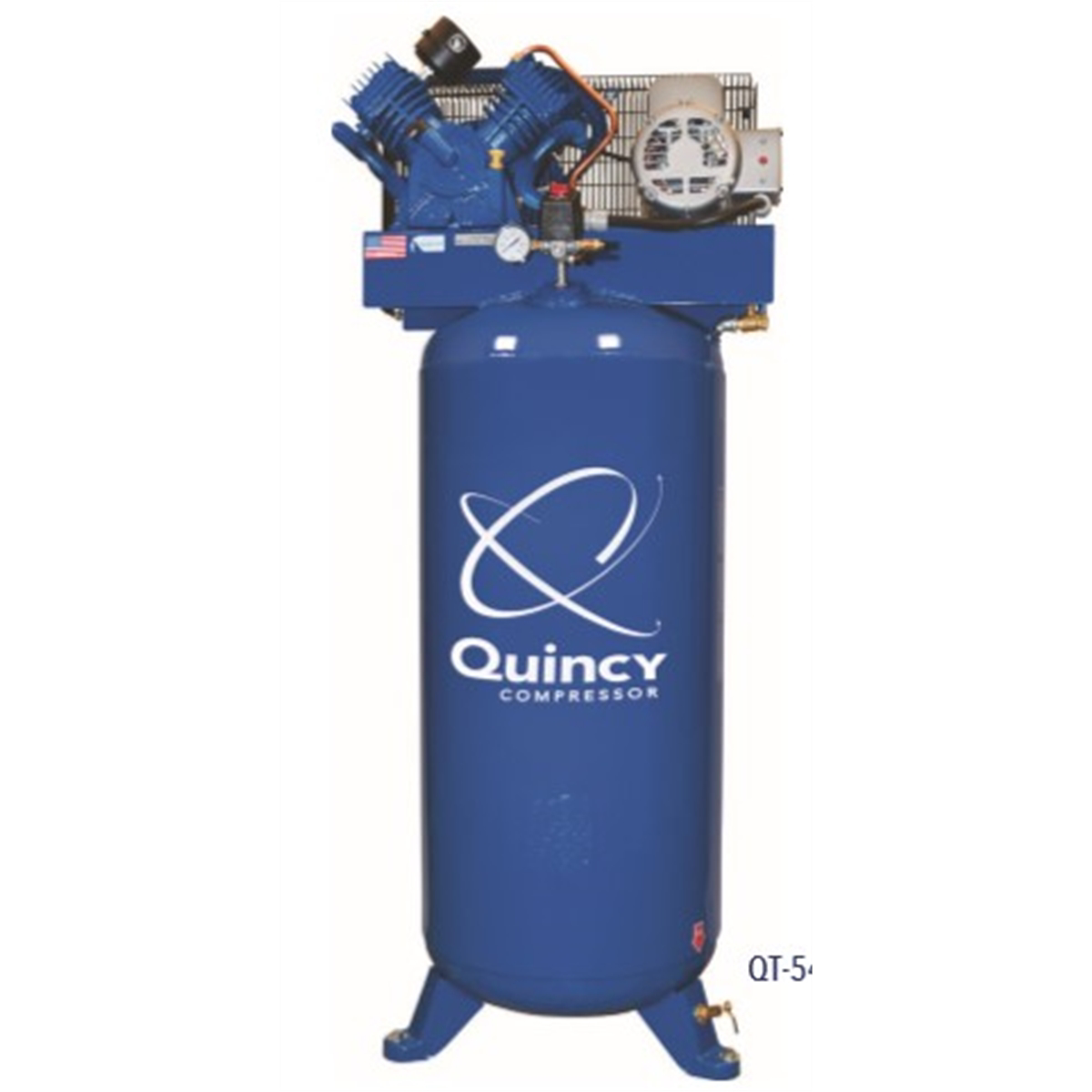 Quincy Compressors 7.5 HP 80 gallon air compressor 2-stage 230V-1-phas ...