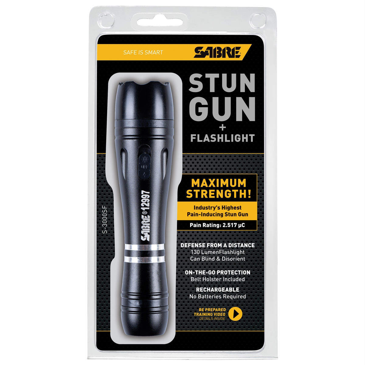 SABRE Maximum Strength Tactical Stun Gun – Mai Supplies
