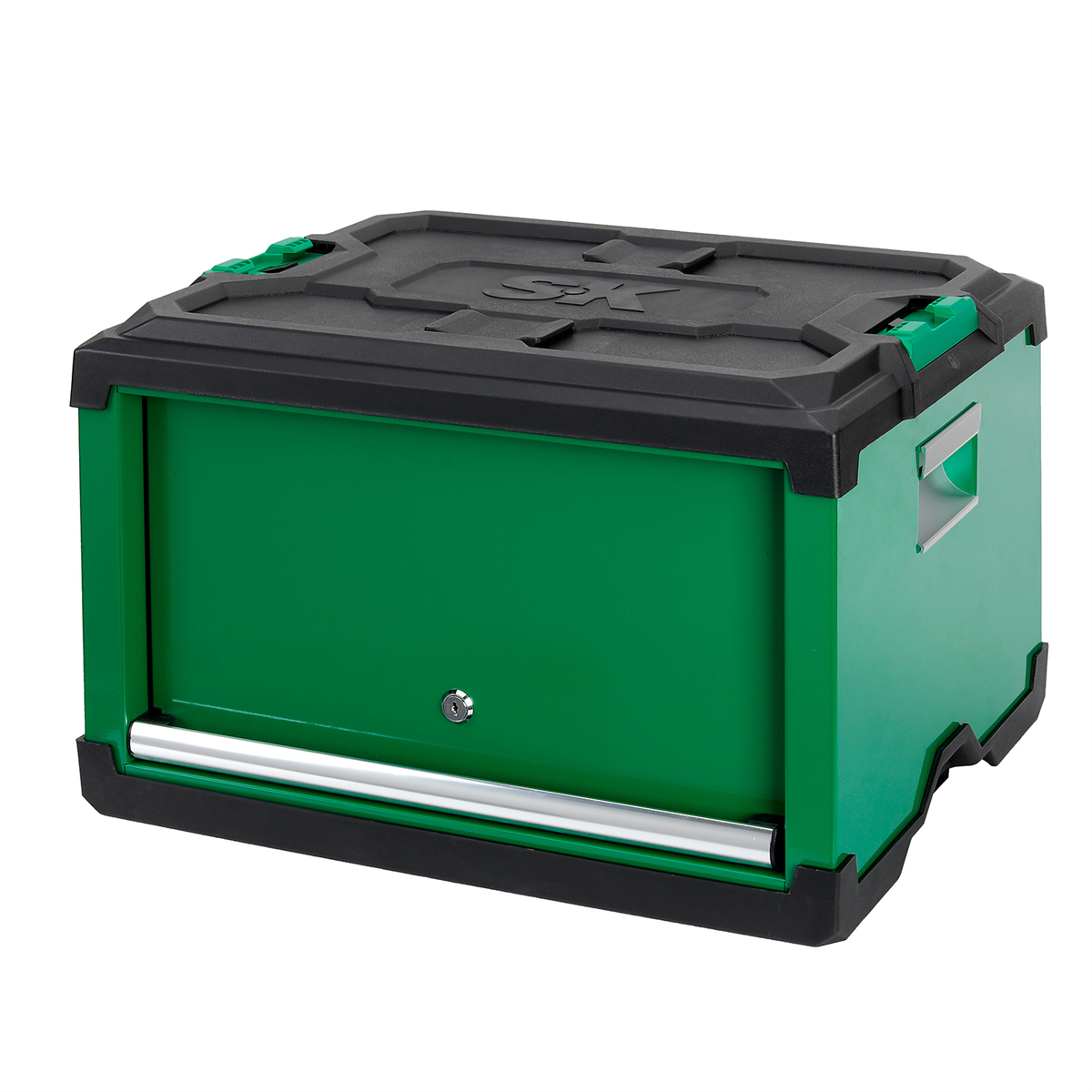 S K Hand Tools Modular Stackable Storage Tool Box; Lift-Up Sliding Doo ...